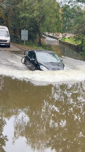Double Whammy Fails #Ruffordford #fail #flood #ford #mercedesbenz #fbreels #splash (YouTube: Vehicles vs Water) | Vehicles Vs Water