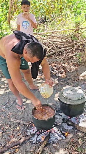 TRADITIONAL STYLE BINIGNIT#BackyardCooking #HomeCooking#FirewoodCooking#FamilyBonding#SimpleLiving