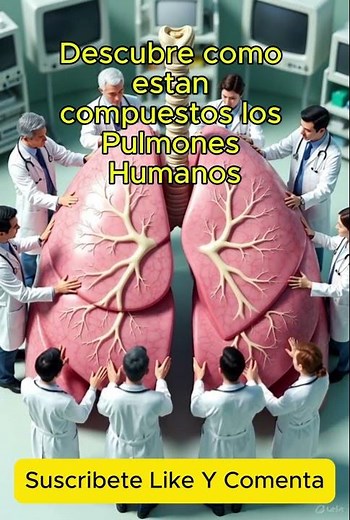 Descubre como estan compuestos los Pulmones Humano #medicosespecialistas #anatomia #estudiantes