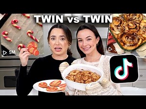 Holiday Twin Bake Off: Viral Desserts! - Merrell Twins