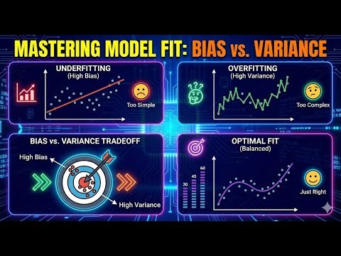 Bias and Variance, along with Underfitting and Overfitting in ML and DL