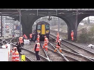 Pantograph strike at Bedford 05/03/14