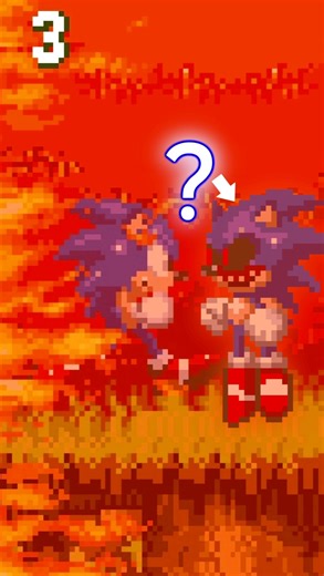 Sonic.EXE + AIZ 2 Fire Chase Mod = ??? 🔥 Sonic 3 A.I.R. Mods Shorts #sonicshorts