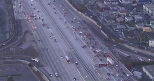 Pedestrian struck and killed on 110 Freeway in South Los Angeles