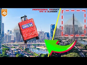 How i Turn a Simple Video into a Mind-Blowing CGI Ad in Blender? Create cgi ads using vfx in Blender