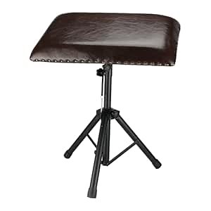 XL Tattoo Arm Rest Stand - Heavy Duty Steel - Portable Tattoo Armrest with Thick Soft Eco Leather Pad & Metal Base - Extra Wide and Long Pad - 180 Rotating Arm Rest