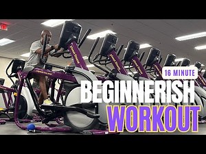 16 Min Beginnerish Elliptical Workout I Follow Along