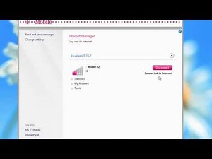 Mobile Broadband Connection Manager - Connecting to the Internet