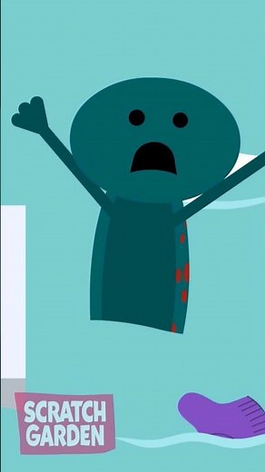 The Floor is... Water!? #scratchgardensongs #thefloorislava #swimming