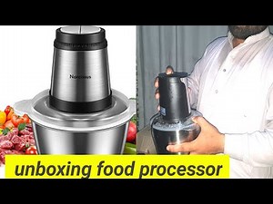 Food Processor Unboxing & Tutorial | How to Use & Assemble"