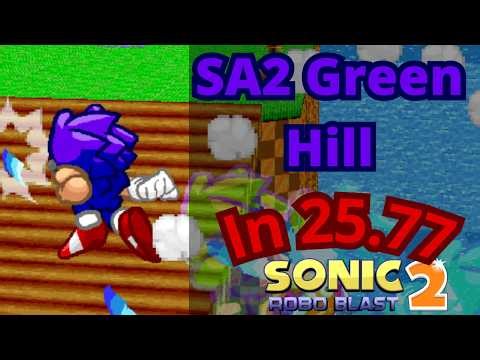 SA2 Green Hill in 25.77 as Soap The Hedge (PB) SRB2