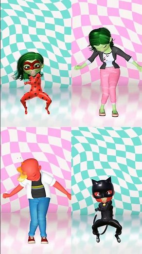 Baby Ladybug Dance with Miraculous 🐞 Inside out2