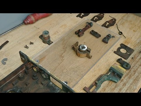 Vintage J.B Schroder 4 Lever Mortise Lock Disassembly