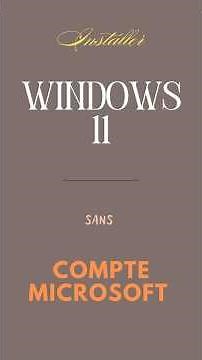 Windows 11 | Install without a Microsoft Account