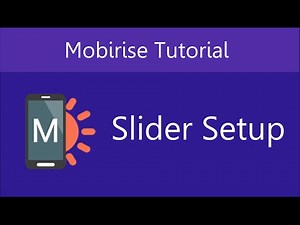 Mobirise Slider Setup | Video 4 of 27