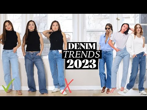 I tried the 6 BIGGEST denim trends for 2023, and here's what you should buy or AVOID