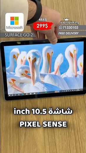 MICROSOFT SURFACE GO 2 CORE M-8100Y 10.5" PIZEL SENSE TOUCH LAPTOP