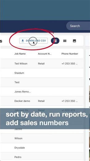 Download your entire job list from SPEEDfolder with one tap—sort, track, and report fast.