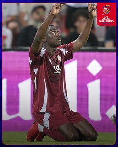 🇶🇦 Almoez Ali scoring against 🇮🇷 IR Iran, yes we've seen this before 😎 #AsianQualifiers | #IRNvQAT | AFC Asian Cup