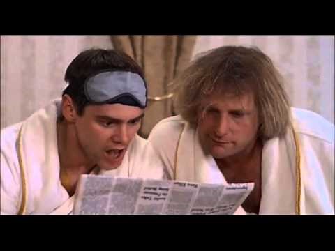 Dumb & Dumber: T... h... e... (Reading the Newspaper Scene)