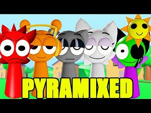 3D SPRUNKI ROLEPLAY *How to get PYRAMIXED Badge* NEW MORPHS! Roblox