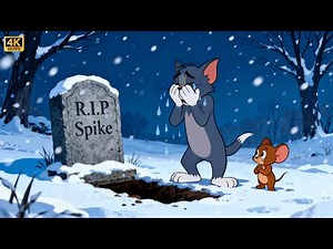 Goodbye Spike 💔 | Tom & Jerry Cry at Spike’s Grave