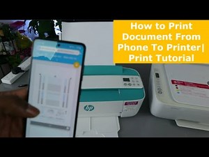 How to Print Document From Phone To Printer| Print Tutorial
