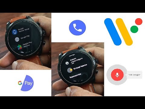 Fossil Gen 6 : Google Pay, OK Google, Call Feature