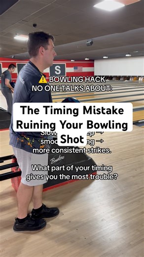 Bowling timing starts with your VERY first step not your release. #bowlingcoach