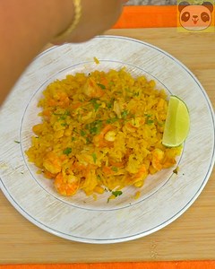 Ultra Sabroso ARROZ con Camarones | Snacks en minutos