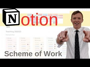 Teacher Scheme of Work in Notion | Teacher Tutorial 2023
