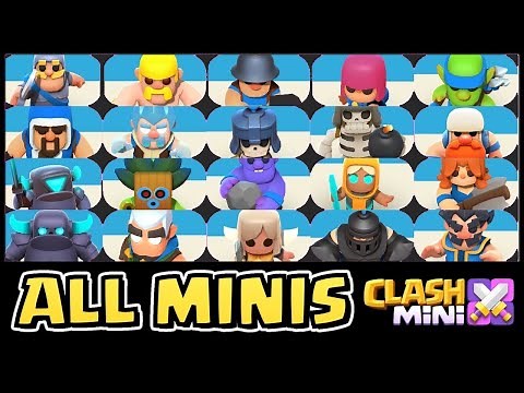 ALL 20 MINIS and their ABILITIES explained | Clash Mini