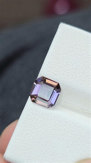 Peach Pink Color Natural Unheated Tanzanite 6.5 Mm Asher Cut Faceted Loose Gemstone Weight-0.97 Cts Zoisite Tanzanite #1610 - Etsy