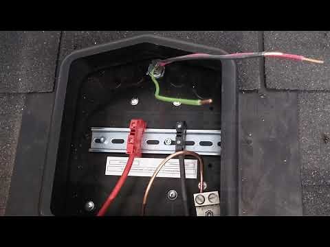 Installing a solar PV SolaDeck Junction Box