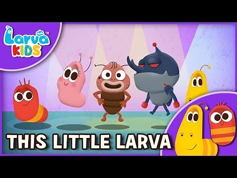 [Nursery Rhyme] Let's Sing Together - Larva Song for Children