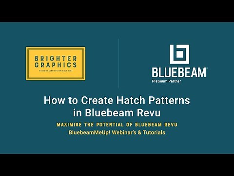 How to Create Hatch Patterns in Bluebeam Revu by Brighter Graphics