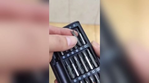 Precision Screwdriver Set, 25-in-1 Small Precision Screwdriver Set, Mini Screwdriver Sets Repair Tool Kit for Laptop,Cell Phone,PC,Tablet,Electronic,Watch (Plastic Carabiner Box Plastic Handle)