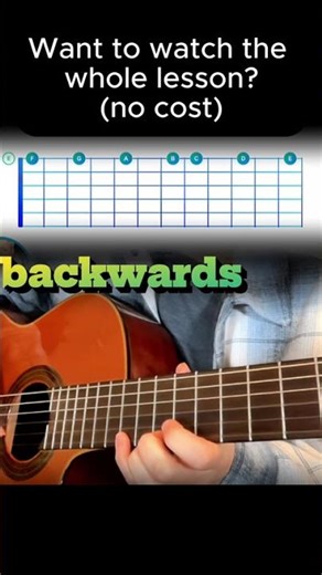 Want to watch the whole guitar lesson? (no cost)