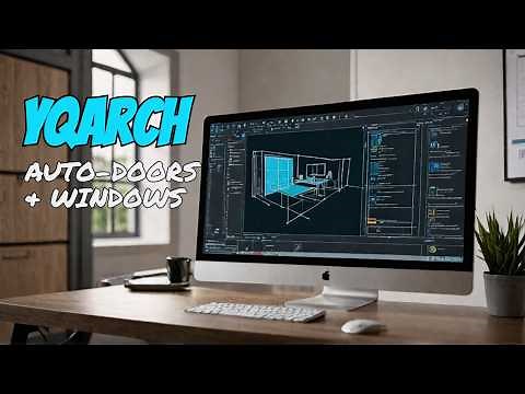 YQArch - How to create doors and windows in AutoCAD 2024