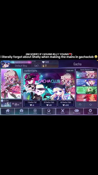 Gacha Club: Remembering Shelly in Dandy's World