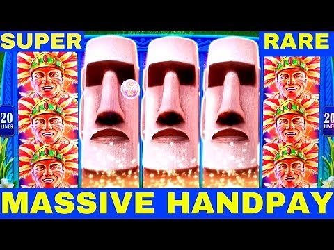 FULL SCREEN ★HANDPAY JACKPOT★ Great Moai Slot Machine $7.50 Max Bet ★SUPER RARE HANDPAY★ | Live Slot