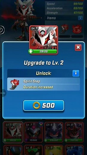UNLOCKING/UPGRADING CURSED SAMURAI INFINITE. #sonicforcesmobile #sonicforces #sonic #gaming