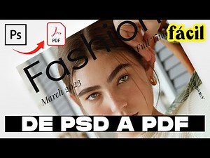 ⚠️ Cómo exportar una imagen de Photoshop a PDF de ALTA CALIDAD! 💯 Pasar de Photoshop a PDF