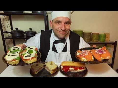 ASMR-Detailed Oriented Butler Trains You To Make Gourmet Sandwiches (Role Play)