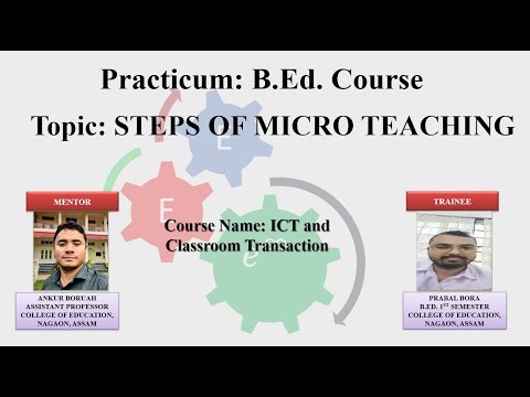 STEPS OF MICRO TEACHING | Practicum 2025 | B.Ed. & M.Ed. Curriculum
