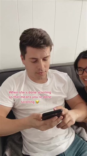 When She's Done Scrolling, You're Done – Funny Relationship Moments