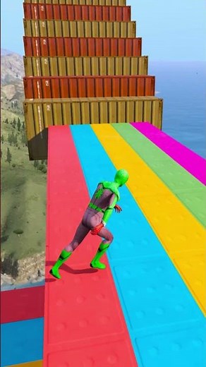 GTA 5 Epic Ragdolls | Spider-Man Jumps/Fails ep. 2804