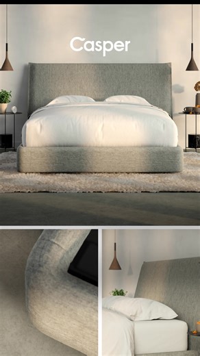 Designed to be as durable as it is cozy, the Haven Bed Frame complements your style, yet stands out as a modern centerpiece. | Casper