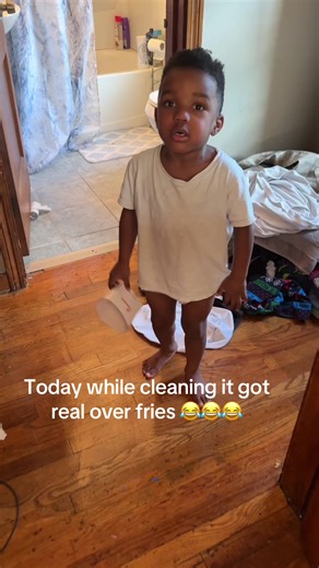 It got real over fries today 😂😂😂 #Boymom #Funny #Food #fyp #viral | Fries