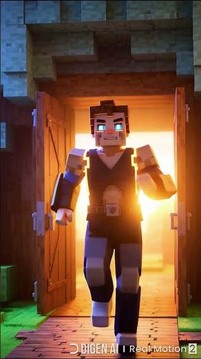 Cinematic 3D Minecraft Character – Epic VIOTOONS Animation Short #15secondvideo #3danimation #cat